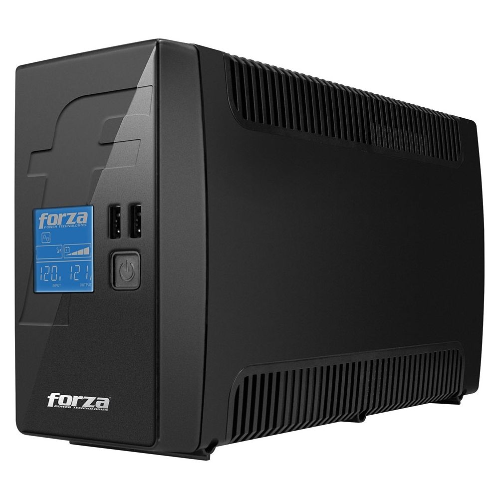 UPS FORZA 600 VA 120V 2 USB LCD 8 Tomas
