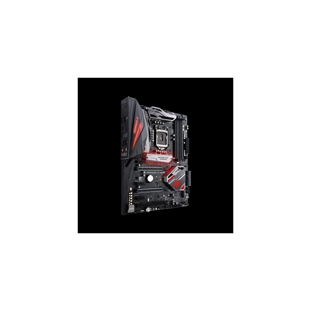 MAINBOARD ASUS MAXIMUS X HERO GAMING ATX INTEL Z370 CON AURA SYNC RGB ...