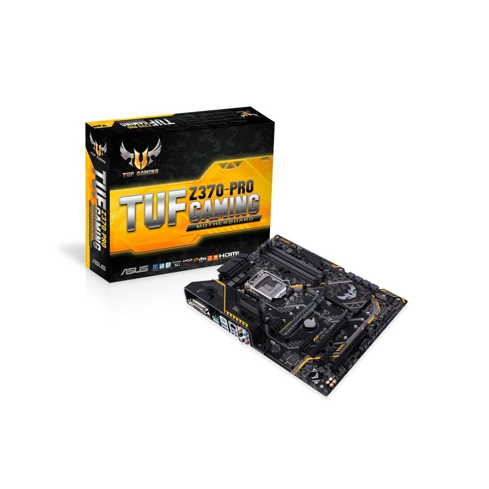 MAINBOARD ASUS TUF Z370 PRO GAMING 8VA GEN 6 X PCLE 3.0, 6 SATA III