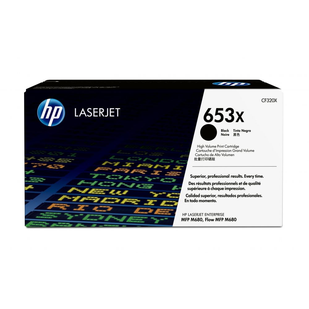 TONER HP 653X CF320X BLACK LASERJET M680Z 21000 PAG