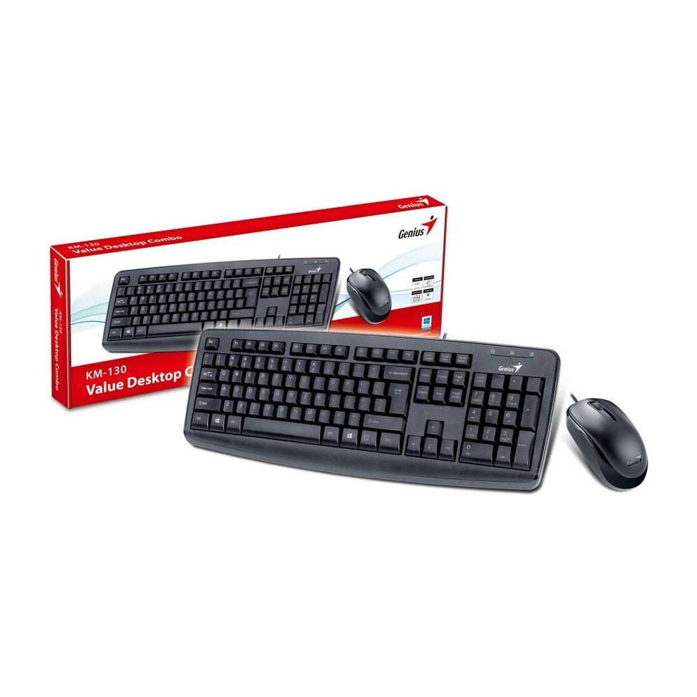 COMBO GENIUS TECLADO Y MOUSE 130 USB